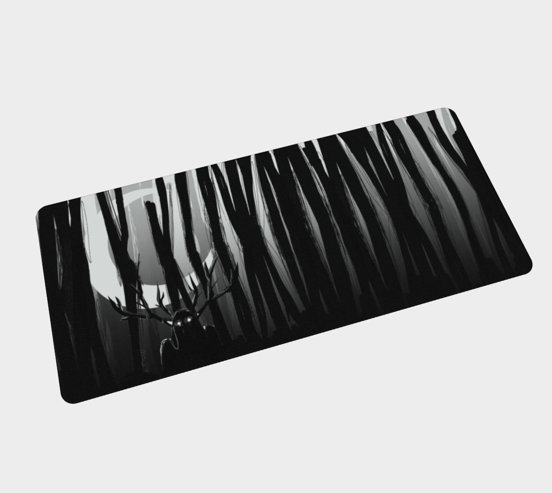 The Watcher Desk Mat - PRINT ON DEMAND - Acornandcrowstudio